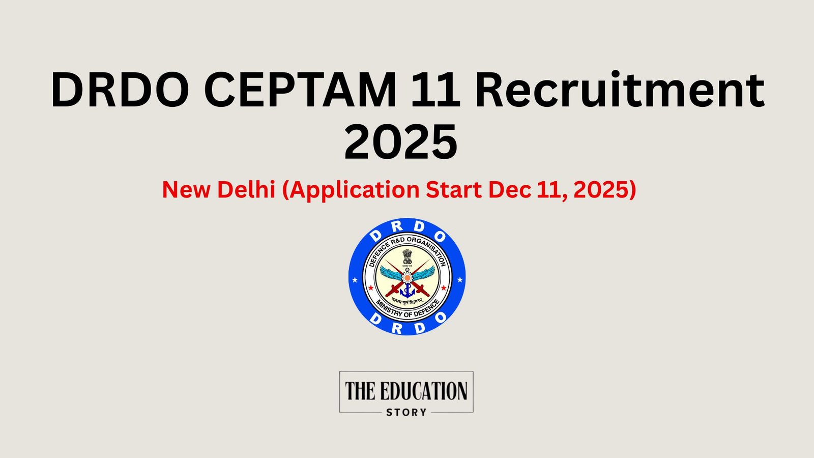 DRDO CEPTAM 11 Recruitment 2025: Apply Online for 764 Posts